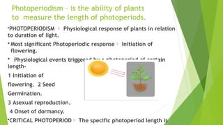 Photoperiodism & its regulation.....pptx