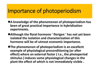 Photoperiodisom | PPTX | Gardening | Home & Garden