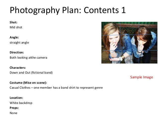Photo planning as