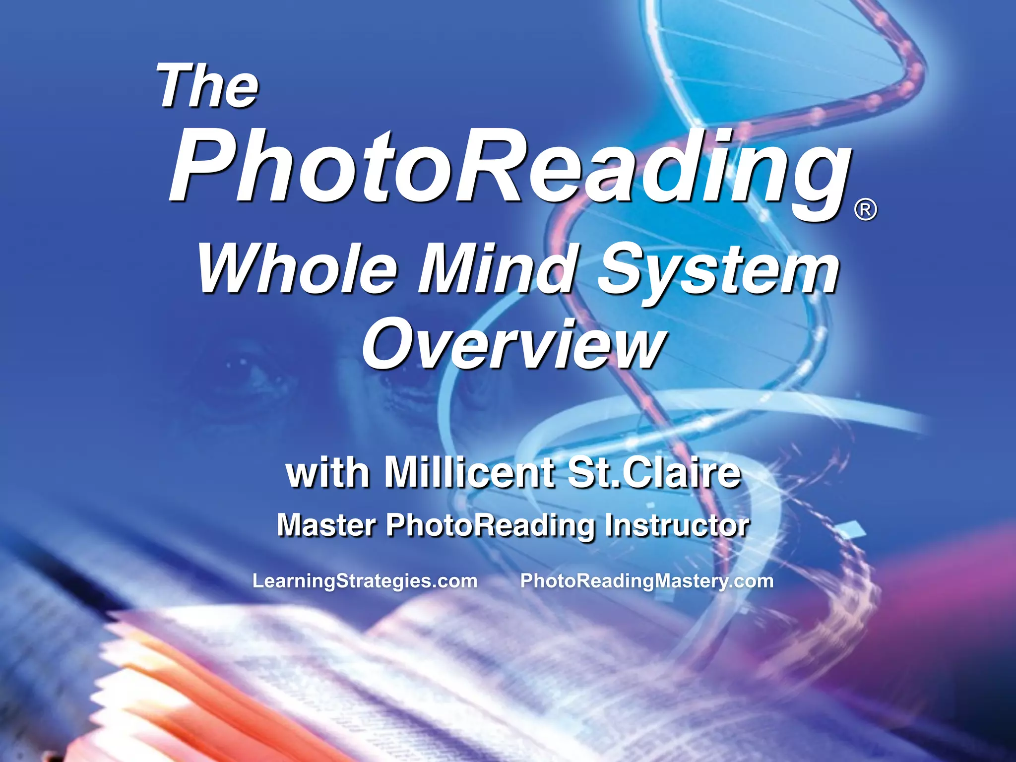 PhotoReading Overview with Millicent St. Claire | PDF