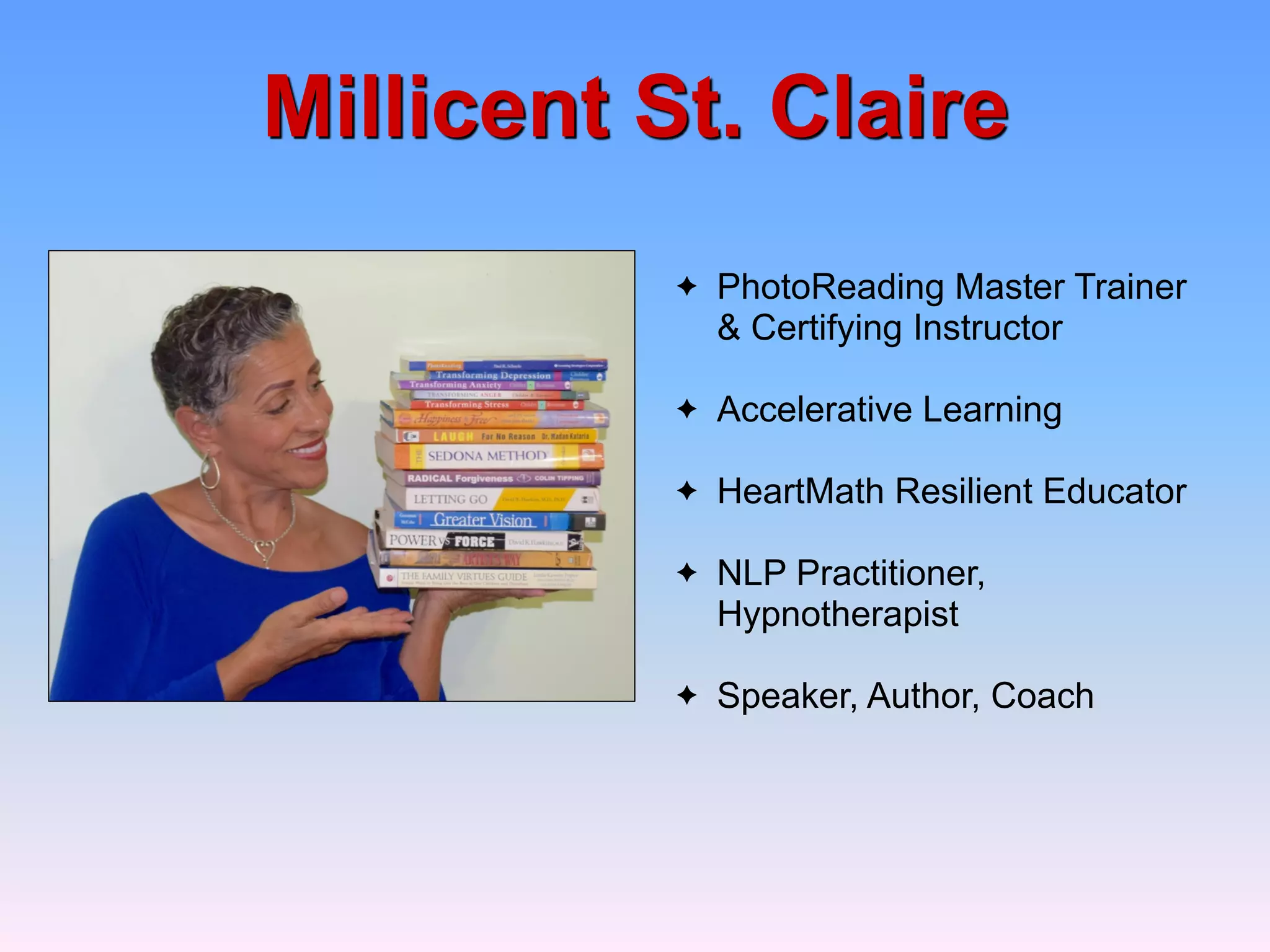 PhotoReading Overview with Millicent St. Claire | PDF