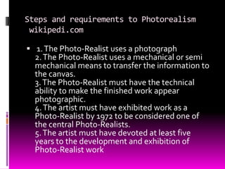 Photorealism | PPSX