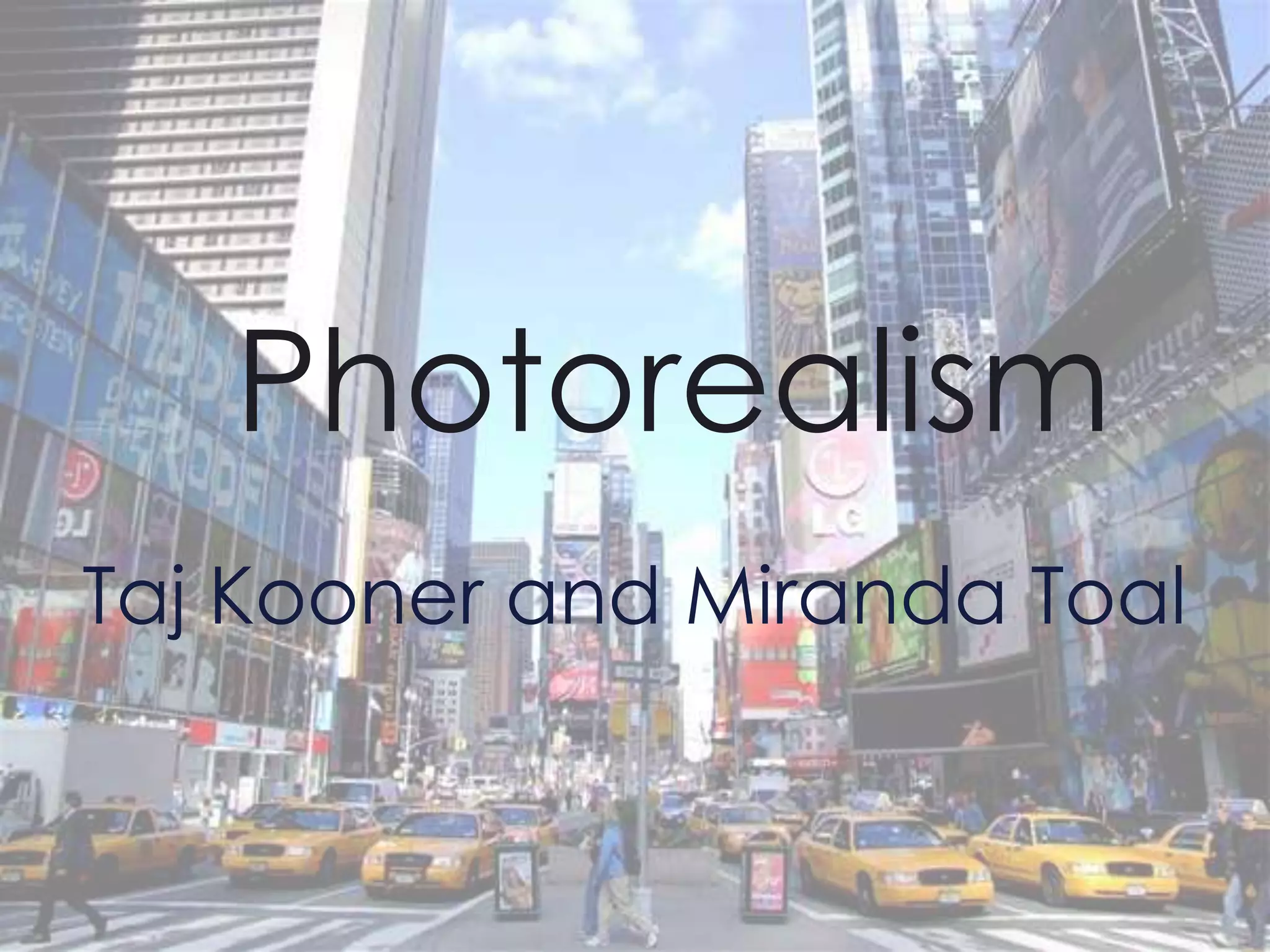 Photorealism | PPTX
