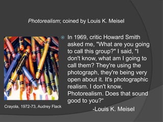 Photorealism powerpoint | PPTX