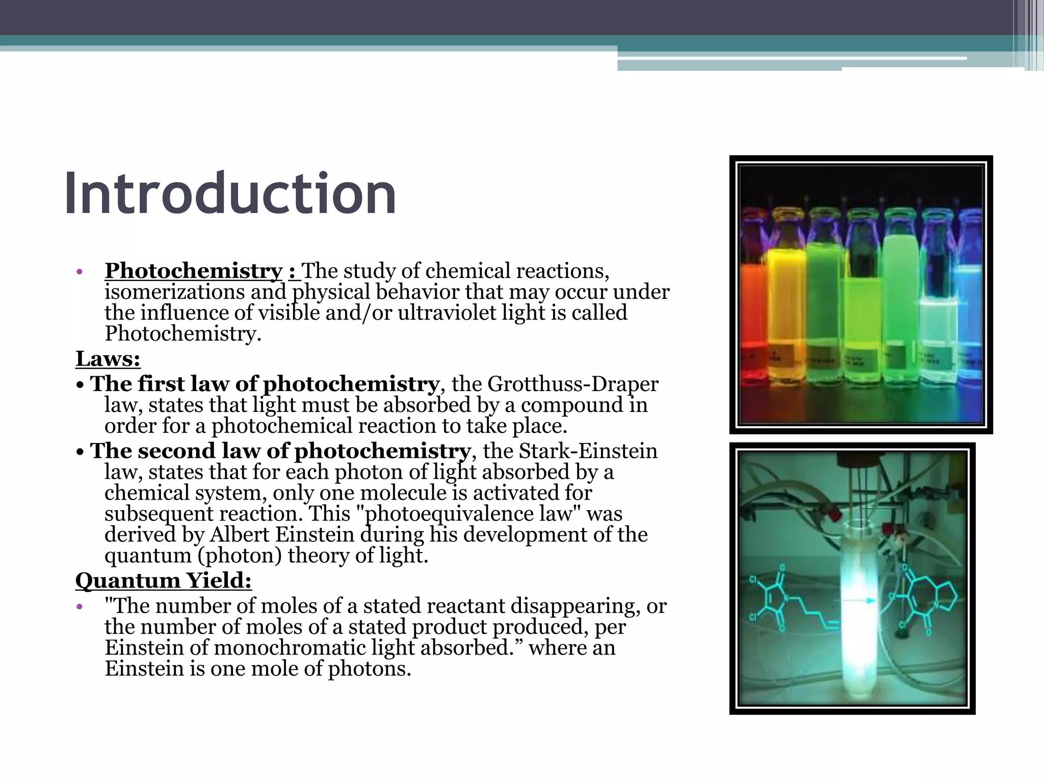 Photo redox reactions | PPTX