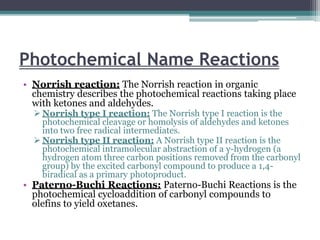 Photo redox reactions | PPTX
