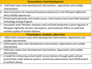 Photo report on LIVES, Africa RISING, N2Africa Ethiopia joint workshop ...
