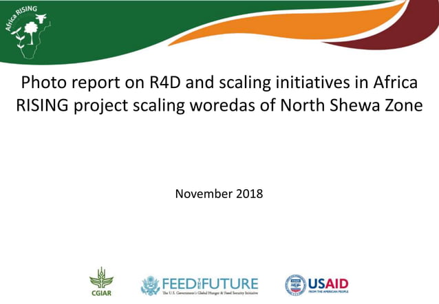 Photo report on R4D and scaling initiatives in Africa RISING project ...