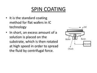 Photoresist coating | PPTX