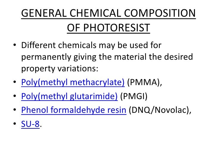 Photoresist coating