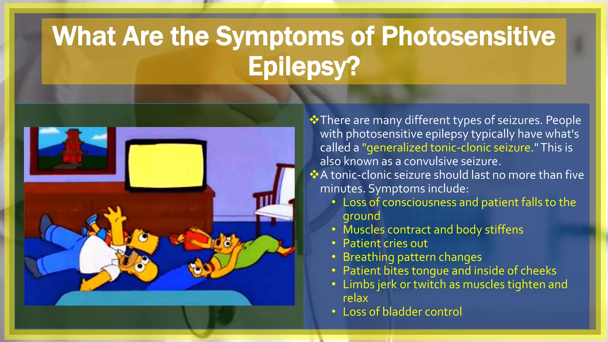 Photosensitive epilepsy | PPT