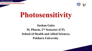 A presentation on Photosensitivity.pptx