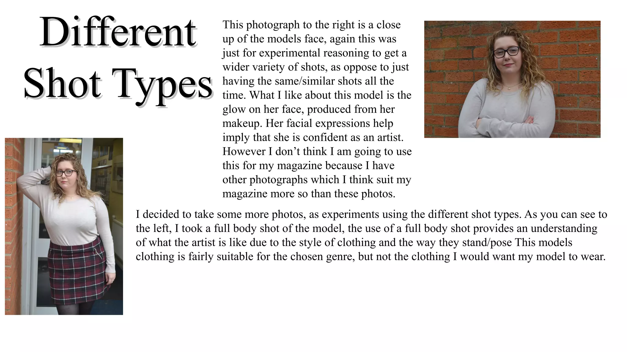Photoshoot analysis henry | ODP | Photography | Arts and Crafts