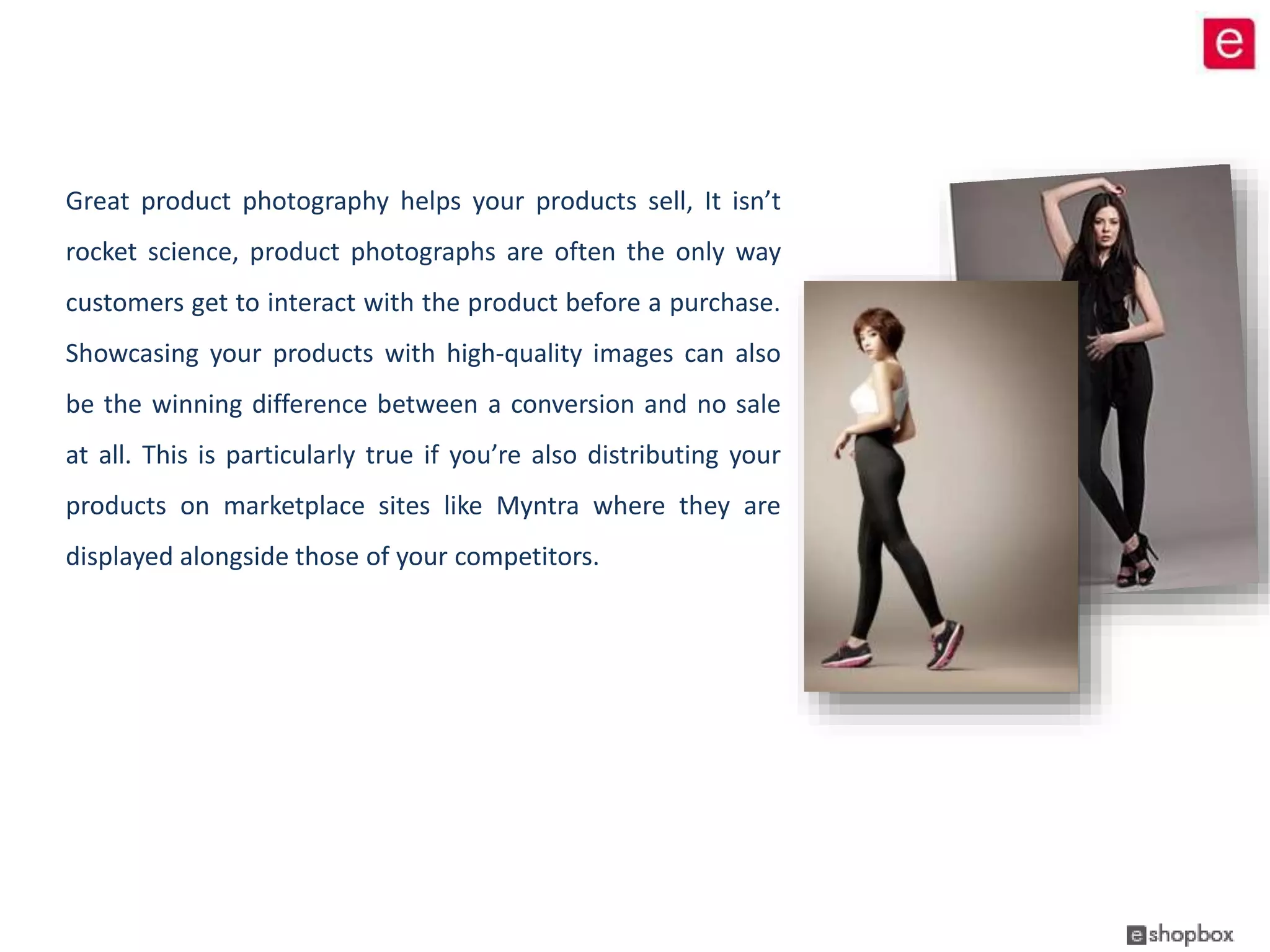 Product photography guidelines by eshopbox | PPTX