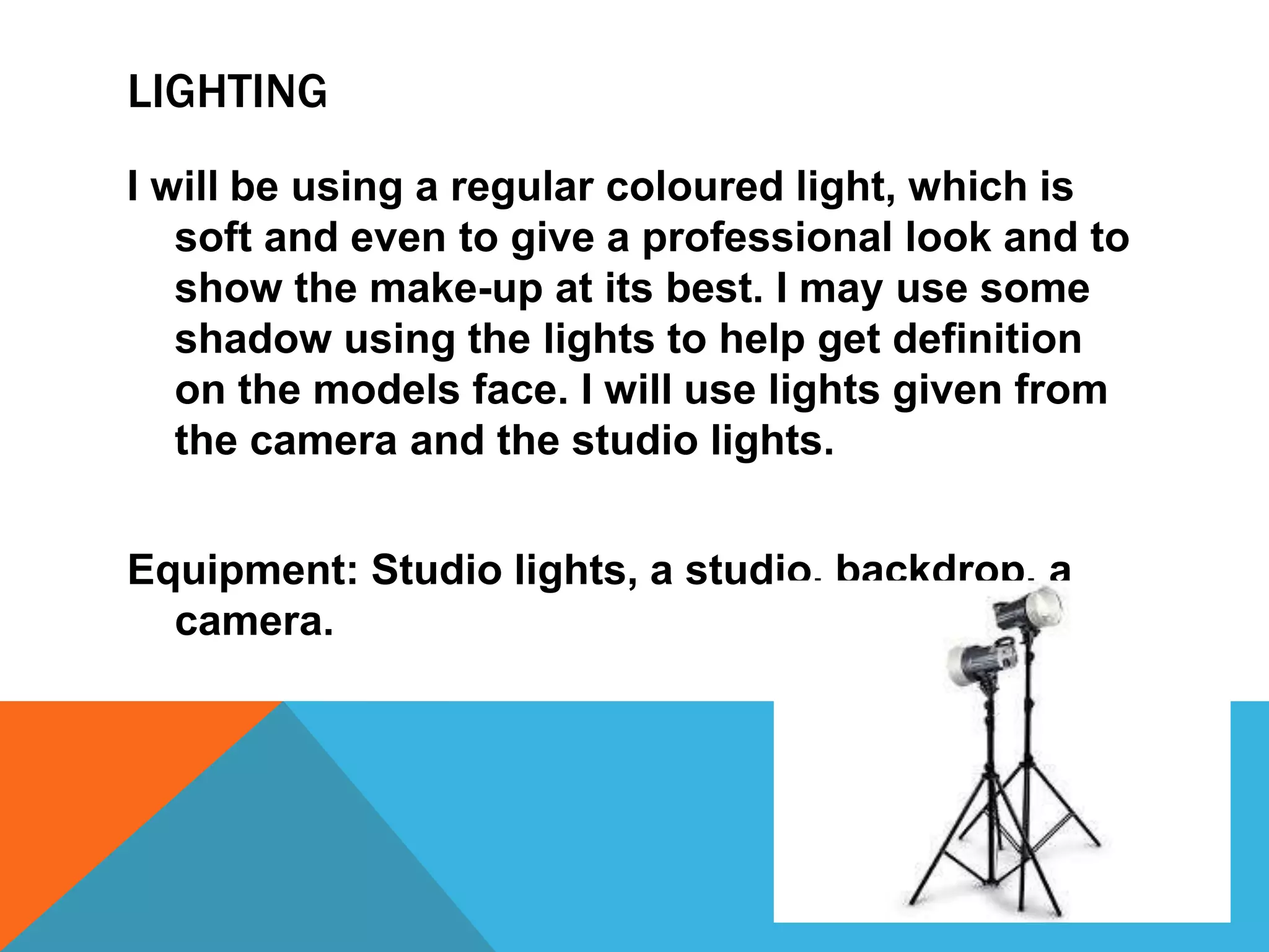 Photo shoot plan | PPT