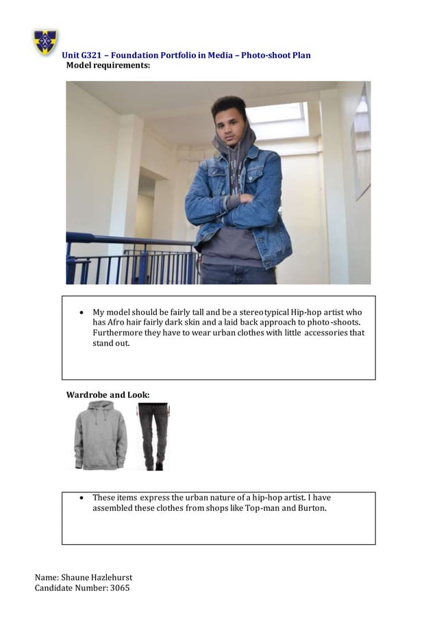 Photo shoot plan | PDF