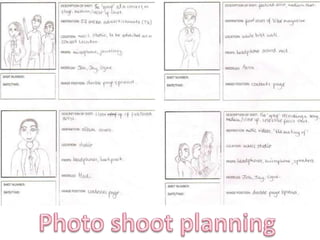 Photo shoot planning | PPTX