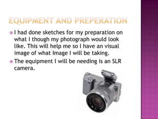 Photo shoot planning | PPT