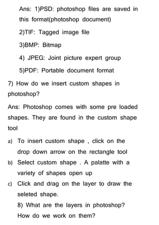 Photoshop | PDF