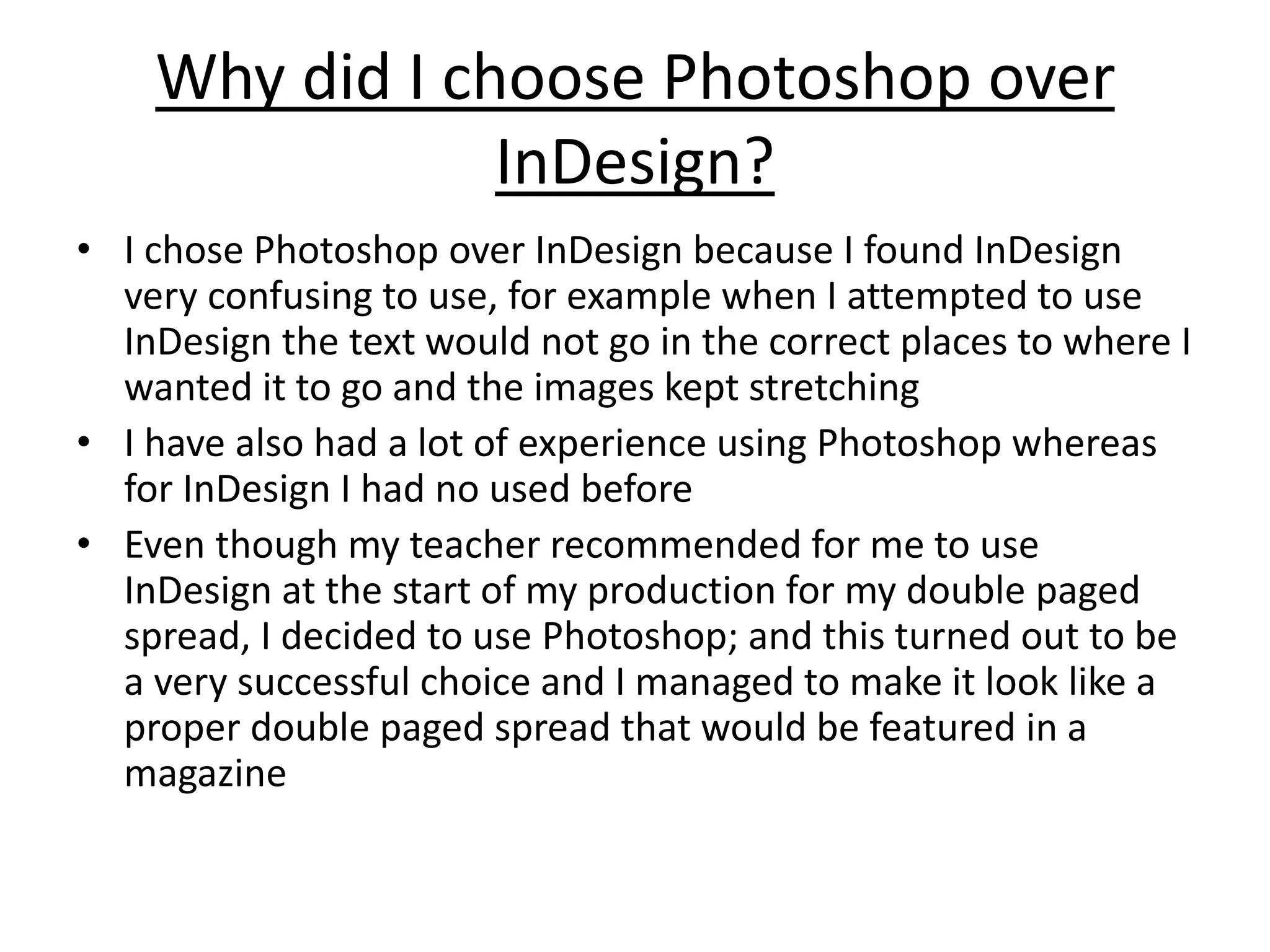 Photo shop vs indesign 1 | PPT