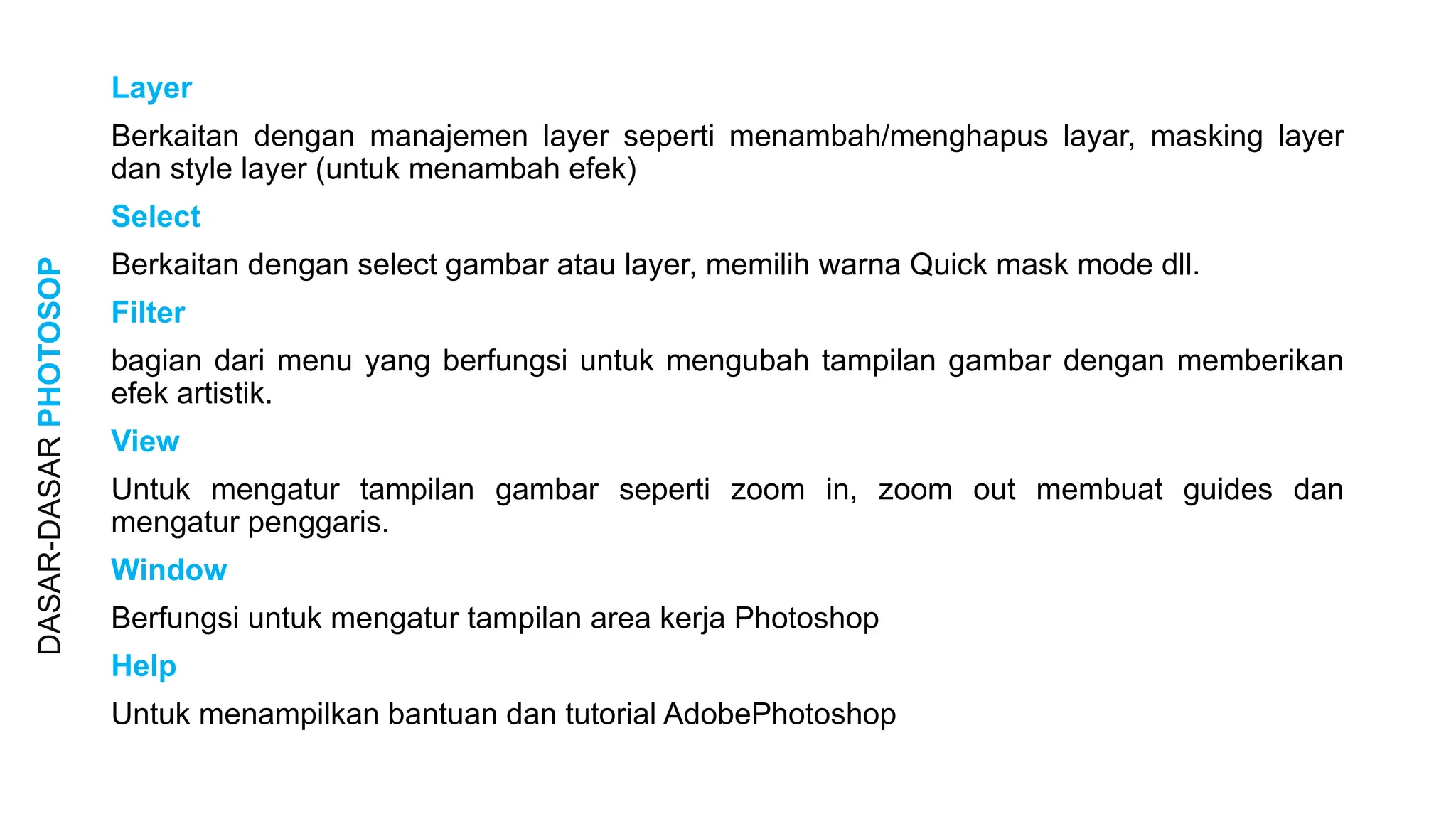 Desain grafis dasar dasar photosho pemula | PPTX