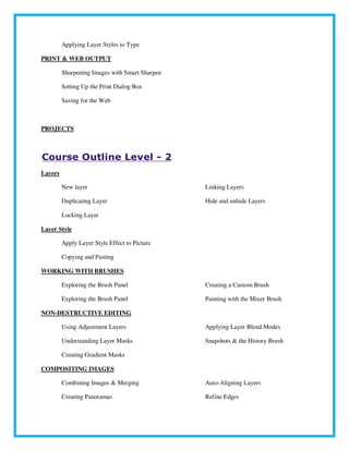 Photoshop brochure | PDF