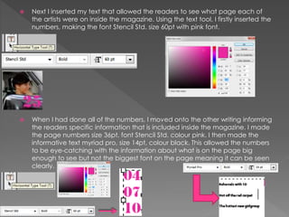 Photoshop content page progress | PPT