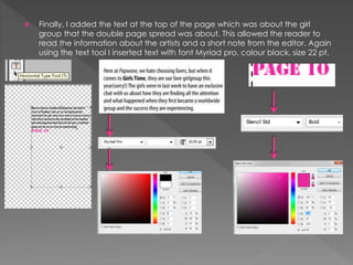 Photoshop content page progress | PPT
