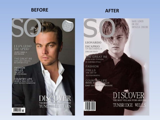 Photoshop magazine cover | PPTX