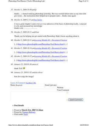 Photoshop tool-basics | PDF