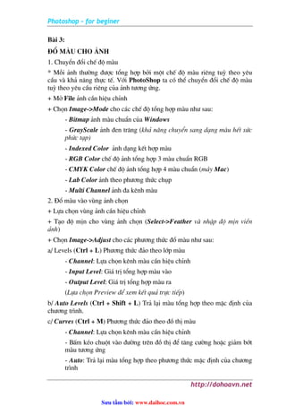 Photoshop basic 20574209312072014 | PDF