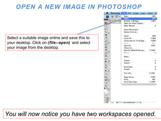 Creating a layered photoshop document | PPT