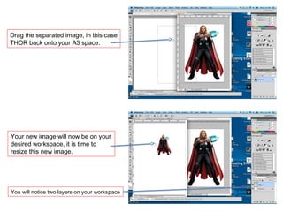 Creating a layered photoshop document | PPT