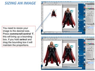 Creating a layered photoshop document | PPT