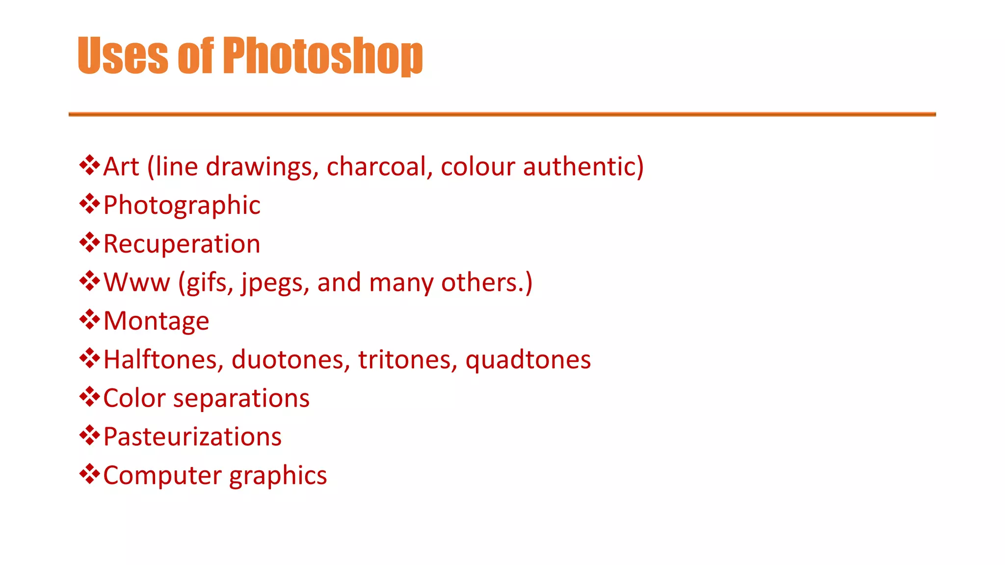 Introducing to Photoshop Basic Tools | PPTX