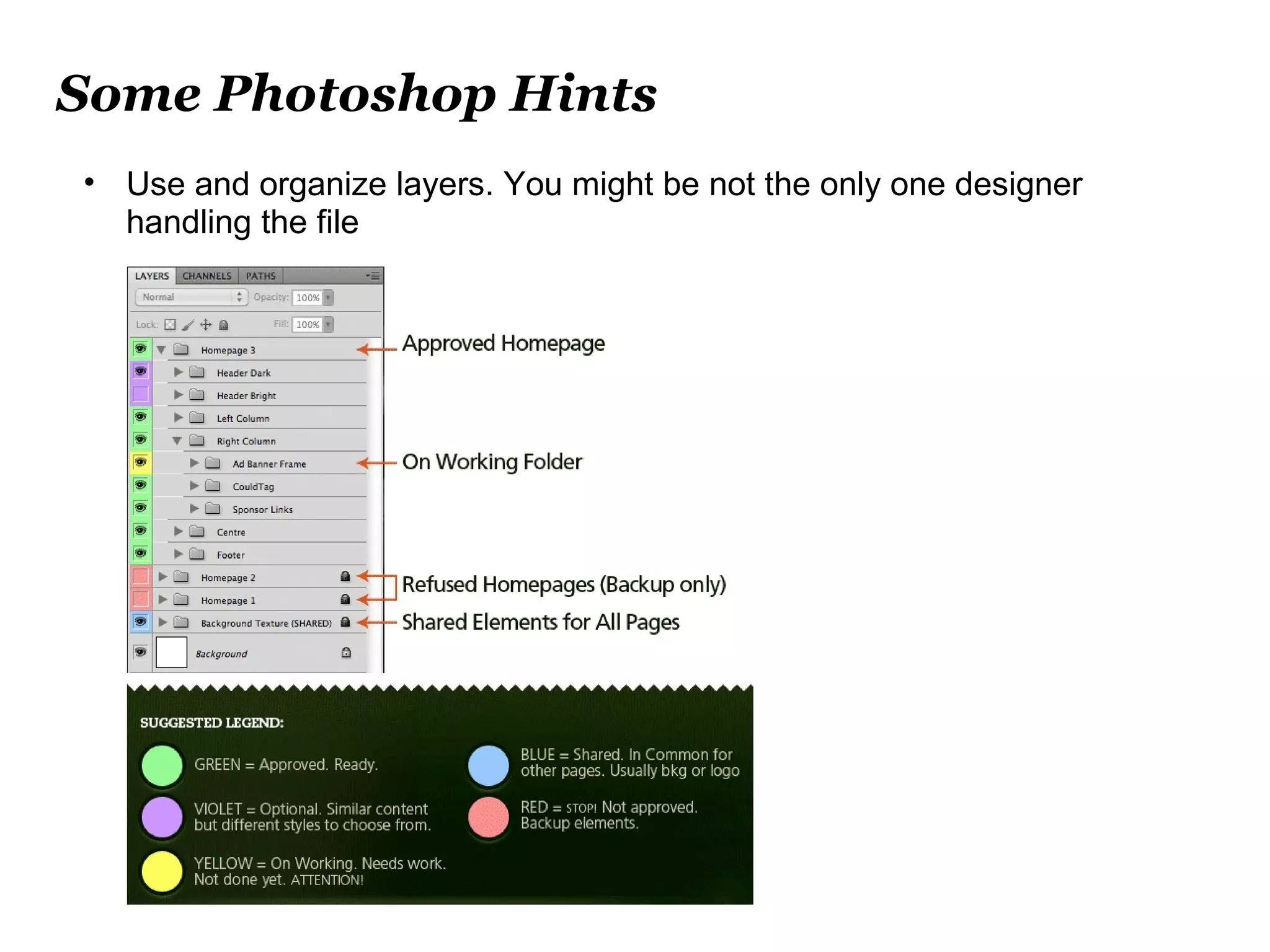 Photoshop Best Practices for Web Design | PPT