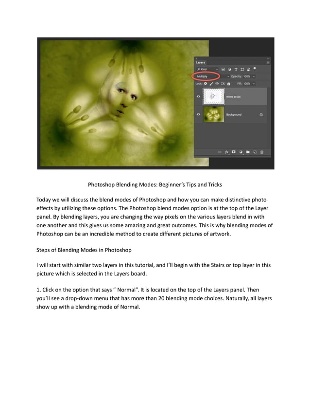 Photoshop Blending Modes_ Beginner’s Tips and Tricks | PDF