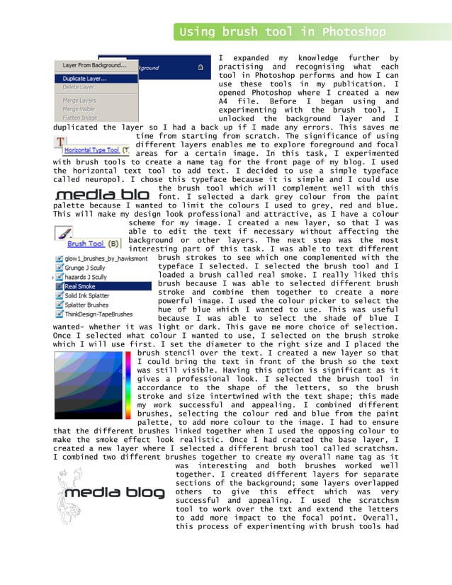 experimenting with brushes | PDF | Graphics Software | Computer Software and Applications