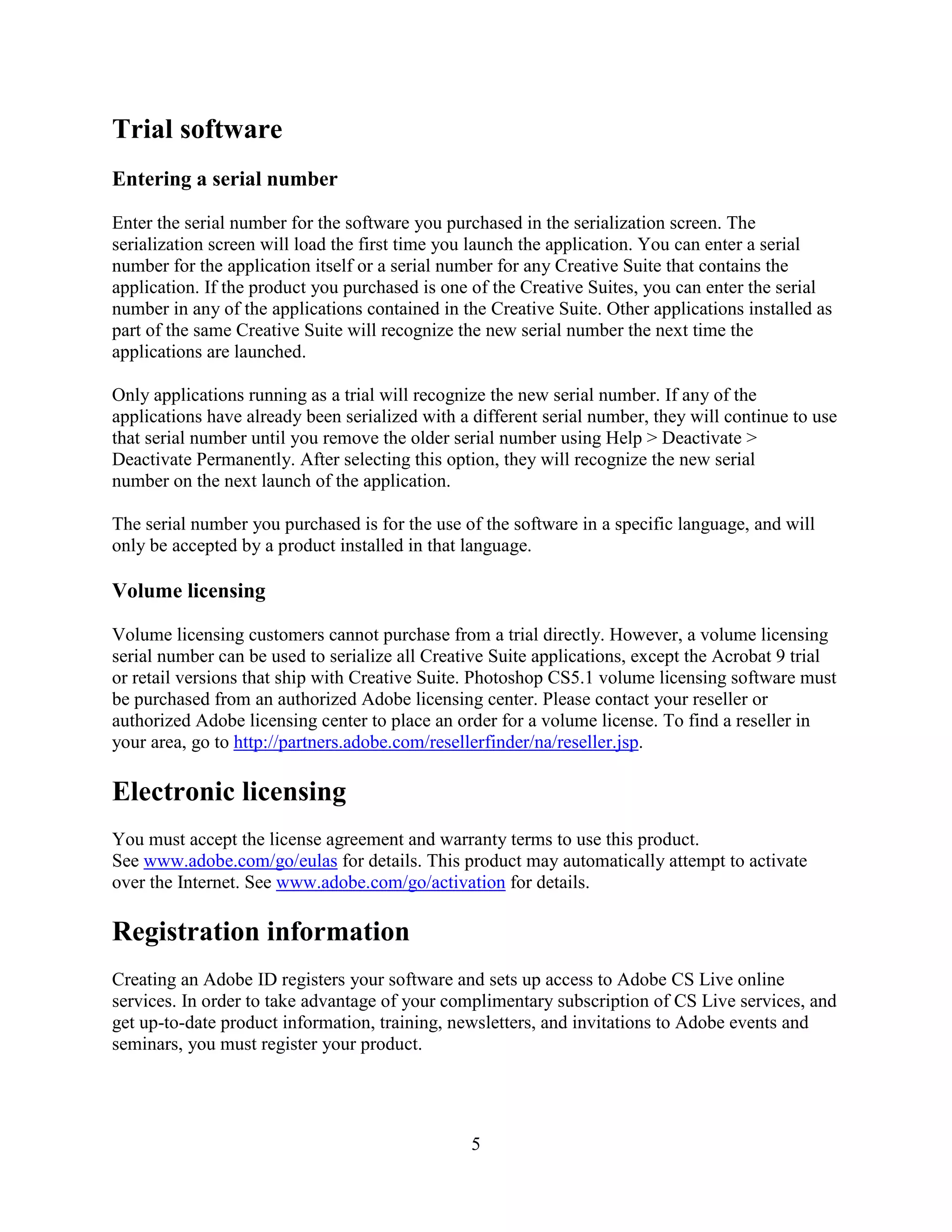 Photoshop cs5.1 read me | PDF