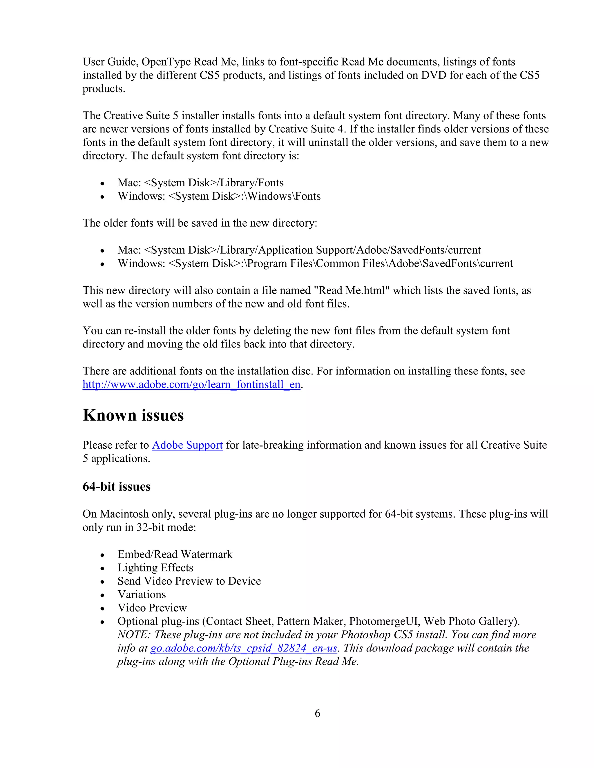 Photoshop cs5 read me | PDF