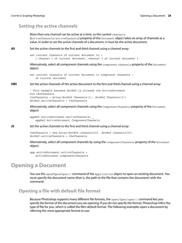 Photoshop cs5 scripting_guide | PDF