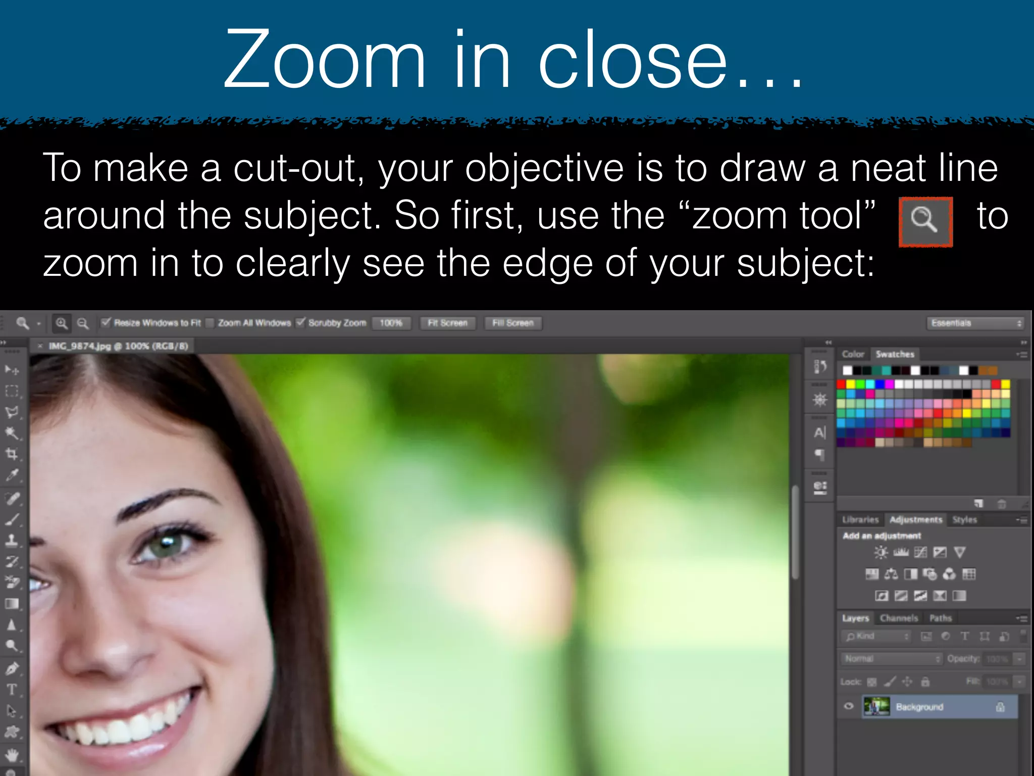 Photoshop: Cutouts Tutorial | PPT