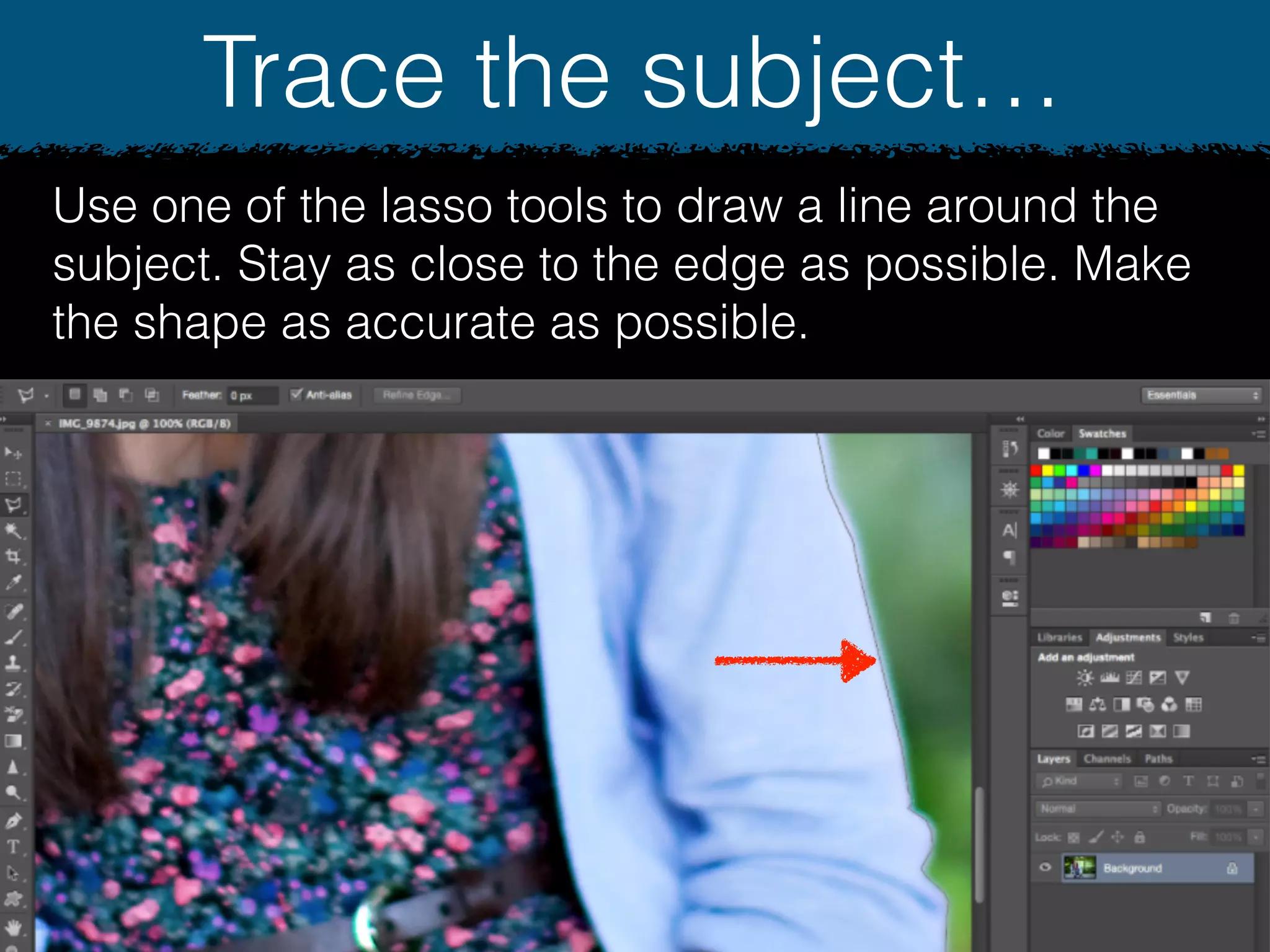 Photoshop: Cutouts Tutorial | PPT