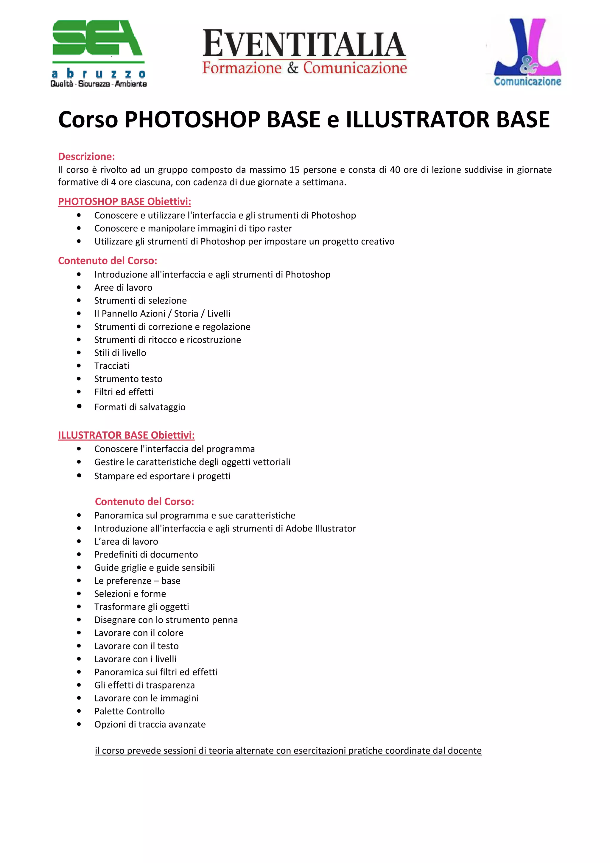 Corso di grafica pubblicitaria photoshop e illustrator Teramo ...