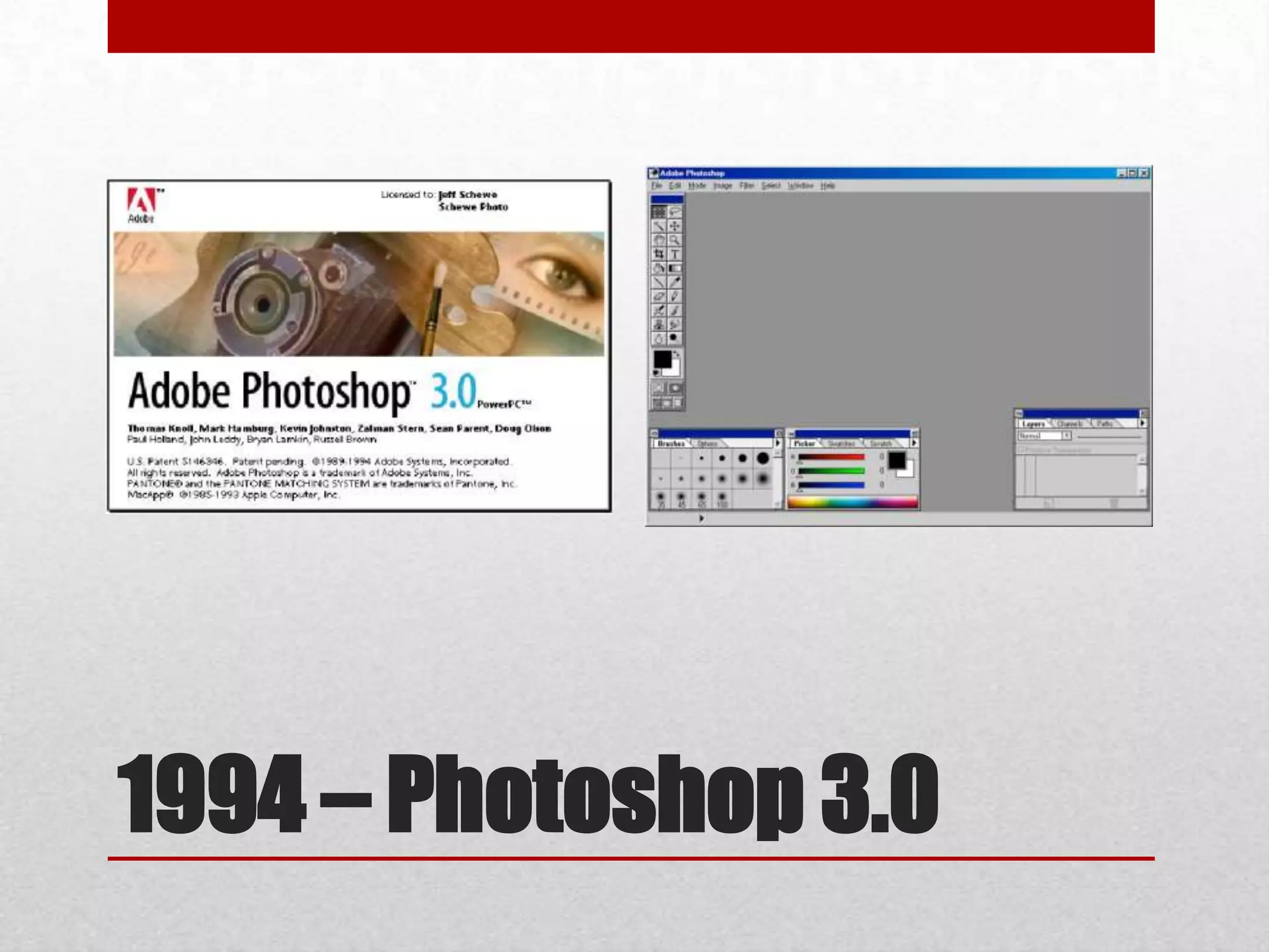 Adobe Photoshop history | PPTX