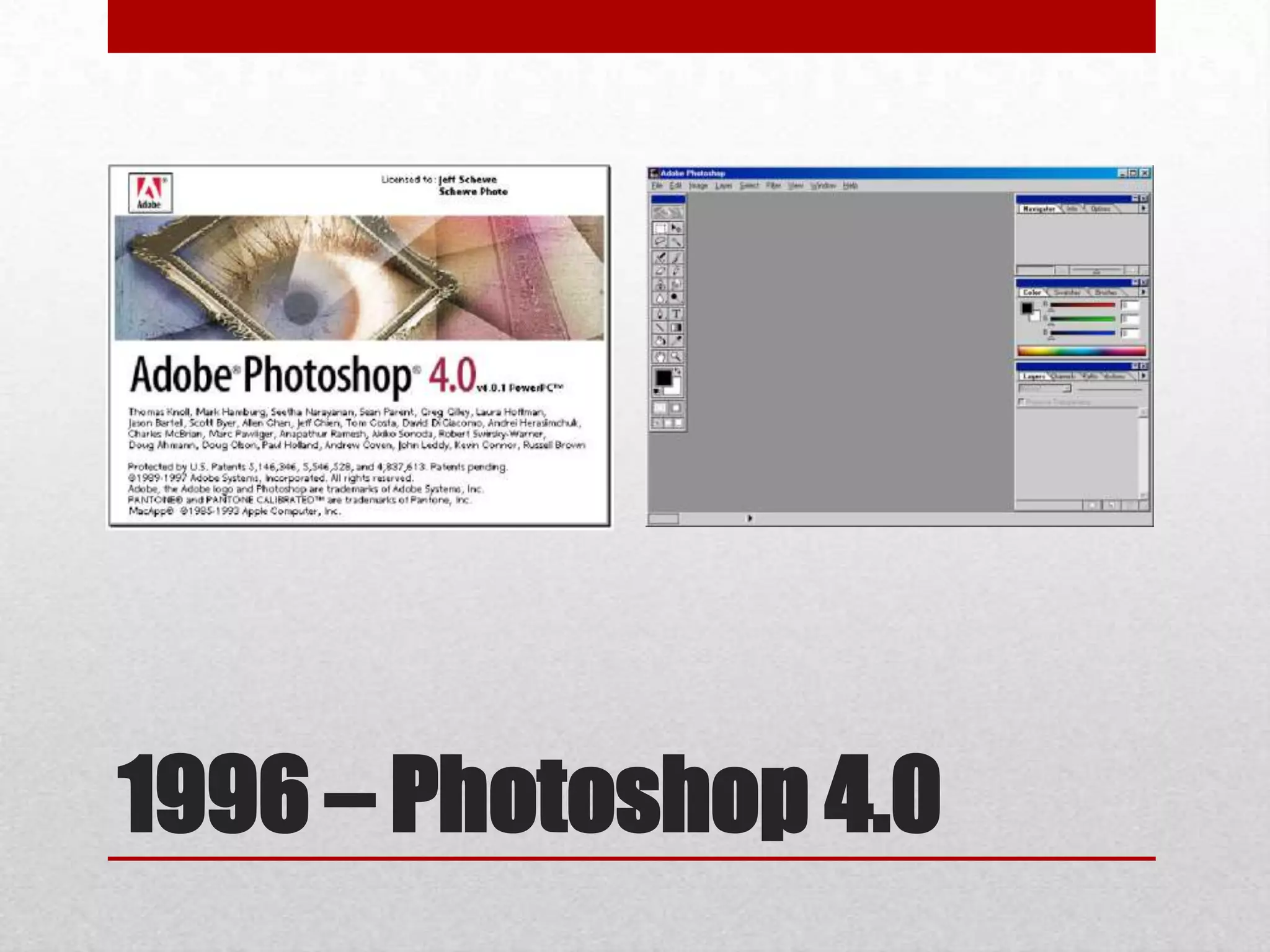 Adobe Photoshop history | PPTX
