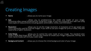 Photoshop intro to basics | PPTX