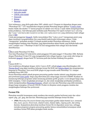 Photoshop (materi kls 3 semester 1 ) | PDF