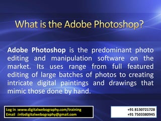 Photoshop overview | PPT