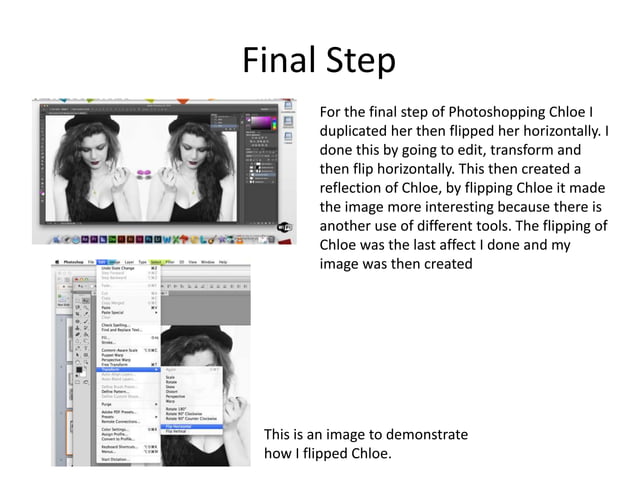 photoshopping chloe | PPT